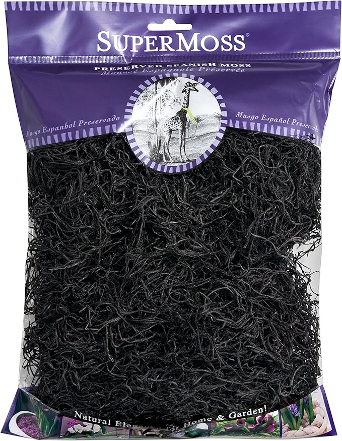 Amazon.com: SuperMoss (26965) Spanish Moss Preserved, Black, 4oz : Arts ...