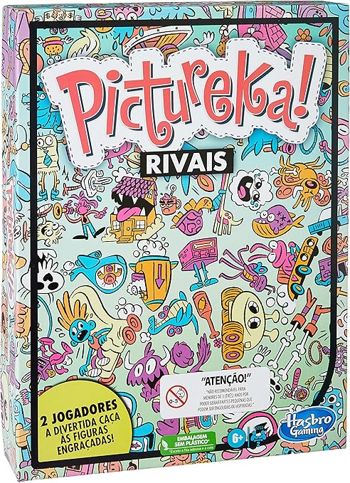 Hasbro Gaming Jogo de Tabuleiro Pictureka Rivals Edition, para Crianças ...