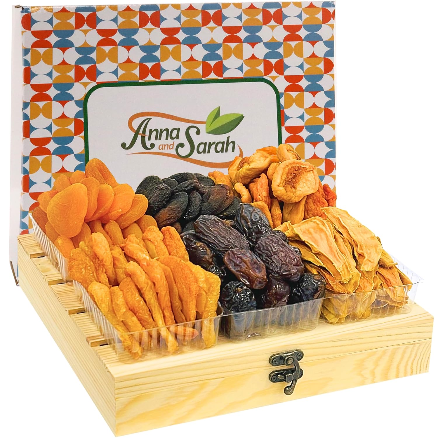 Amazon.com : Anna and Sarah Gourmet Dried Fruit in Wooden 6 ...