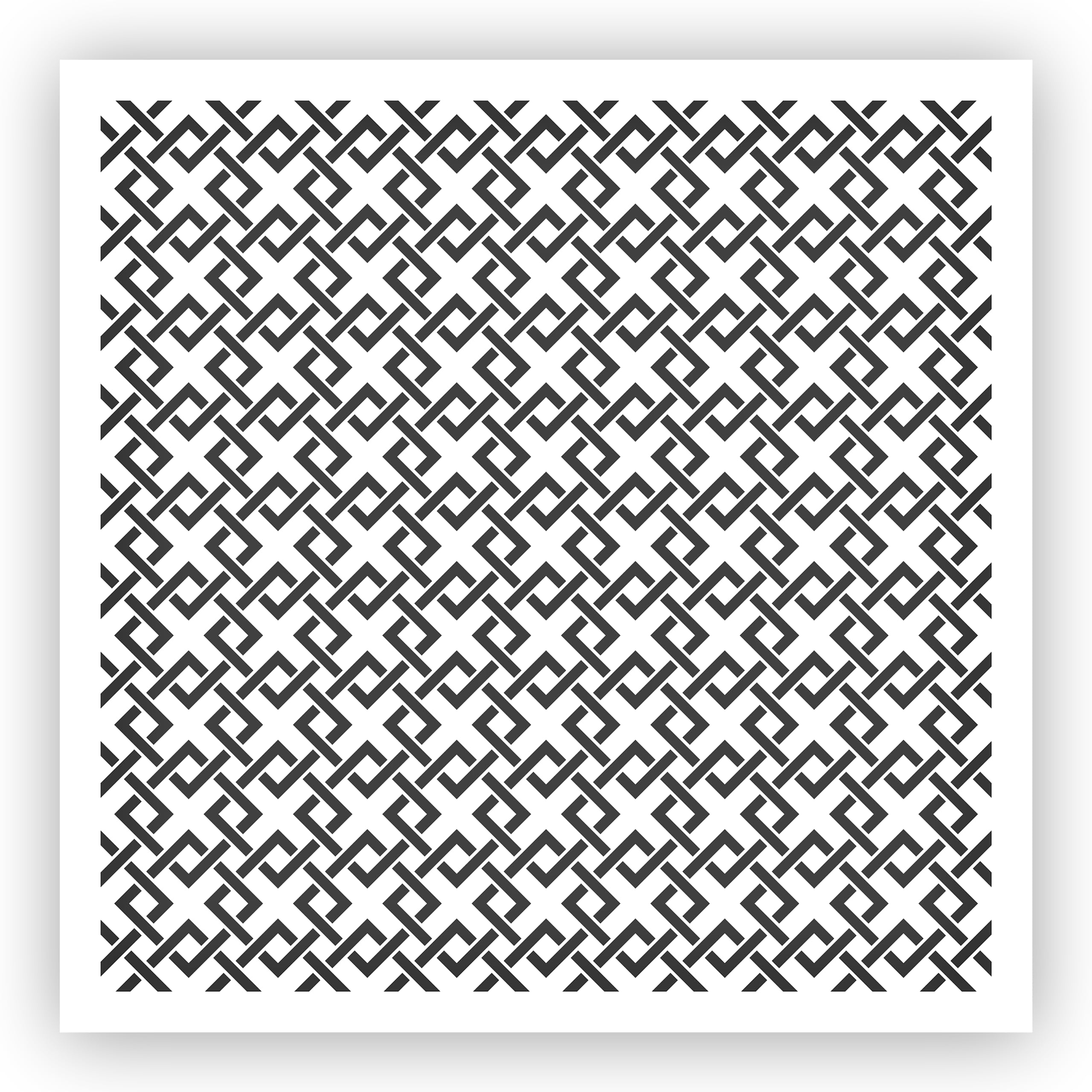 Pattern #1 Stencil - Choose a Size - Laser-Cut Reusable Plastic | eBay