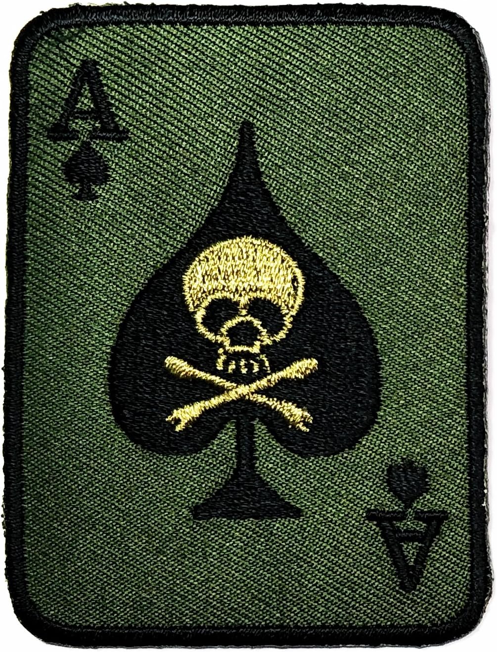 Amazon.com: HHO Spade ace Card Skull Scythe Grim Reaper Spade Card Logo ...