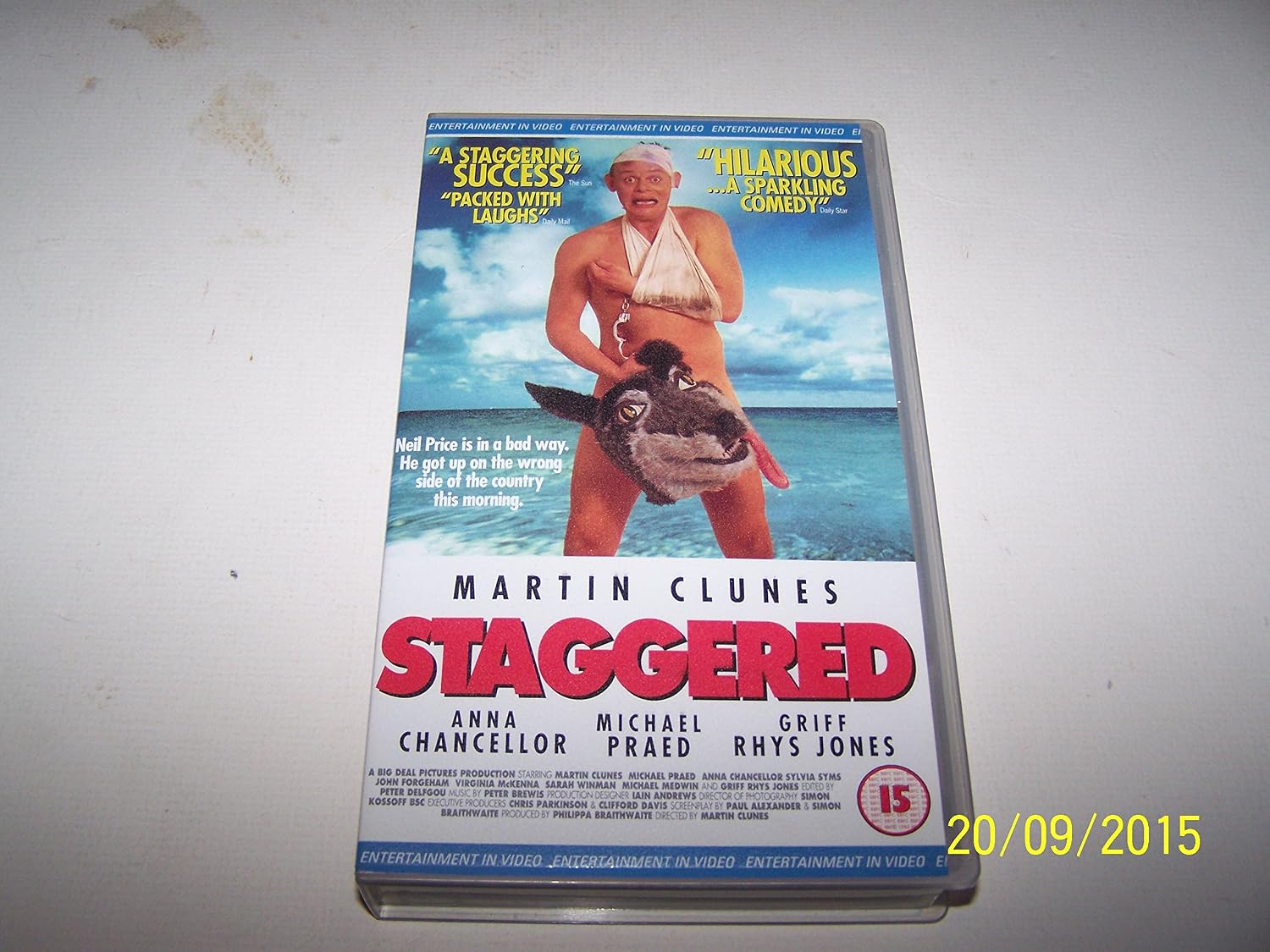 Staggered [VHS] : Martin Clunes, Griff Rhys Jones, Michael Praed, Anna ...