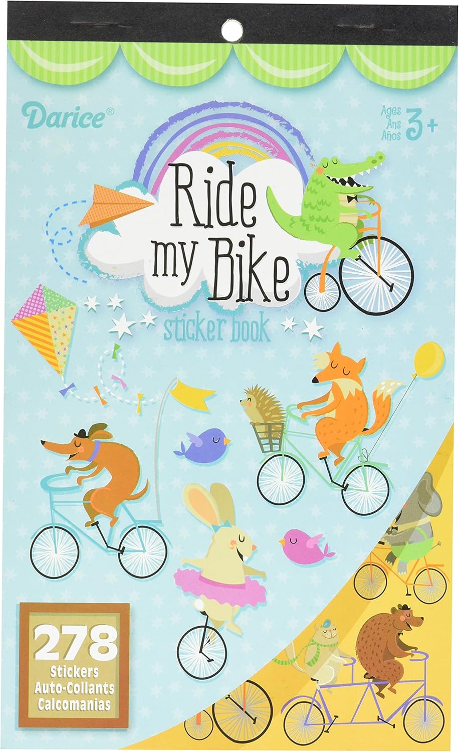 Amazon.com: Darice, 278 Stickers, Ride My Bike Sticker Book : Arts ...