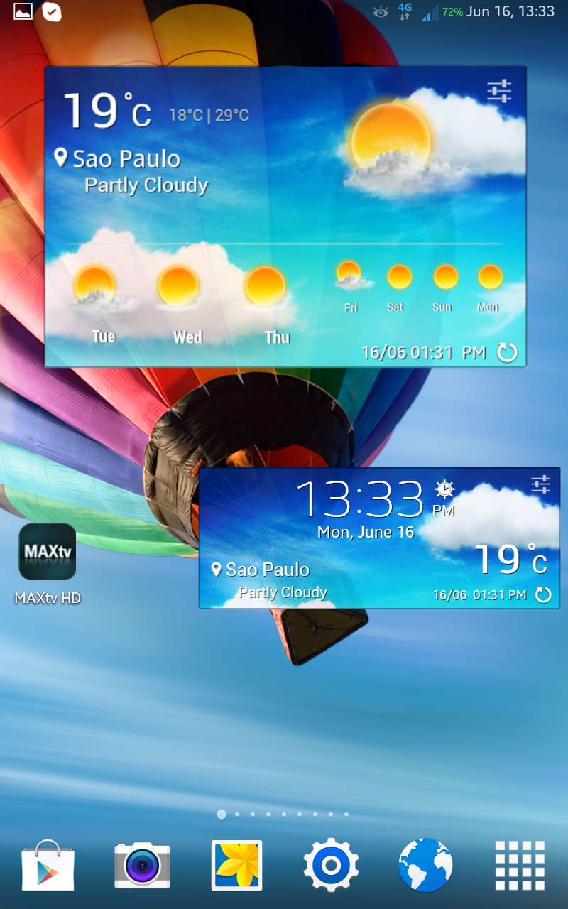 Beautiful S4 Weather Widgets - App on Amazon Appstore