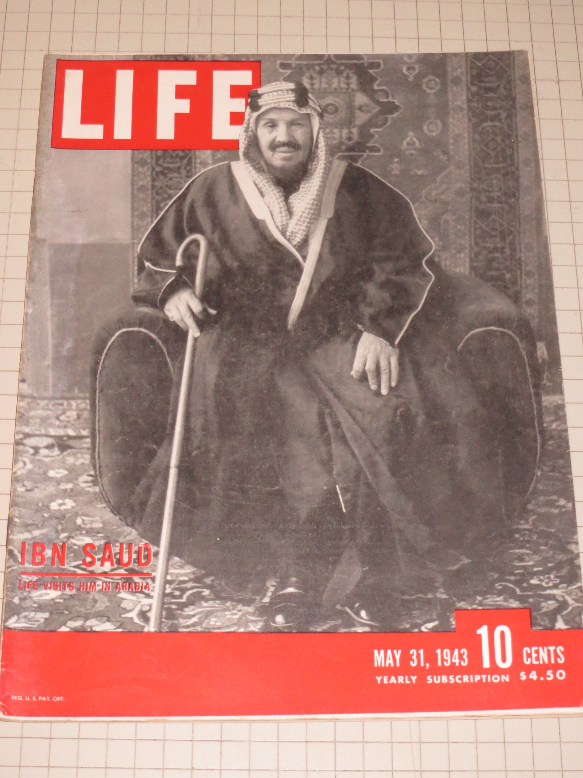 Life Magazine 1943 Photo Essay On Saudi Arabia Ibn Saud | Desertcart ...