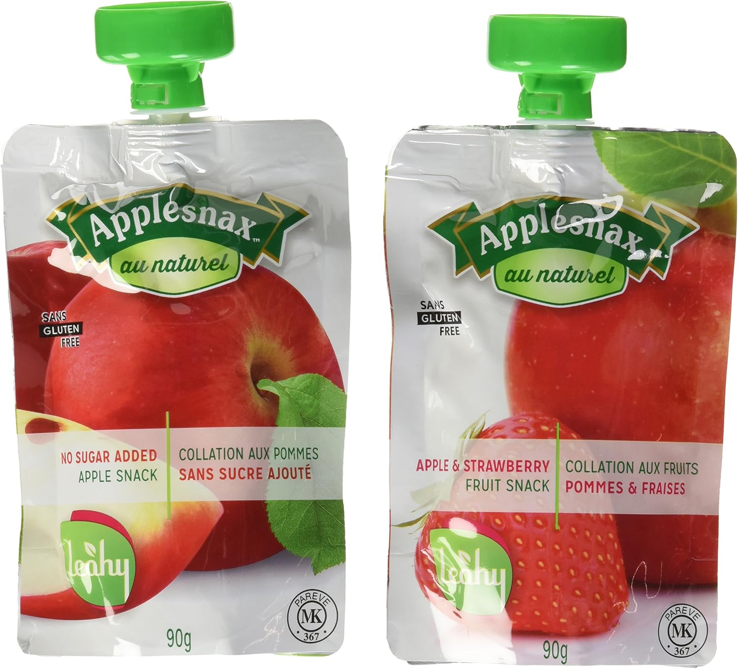 Applesnax Assorted Pouches (36 X 90 Gram), 36 Count : Amazon.ca ...