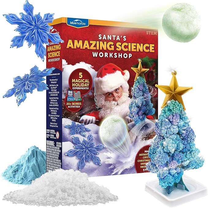 Blue Marble Santa's Christmas Science Workshop - Holiday STEM Kit for ...