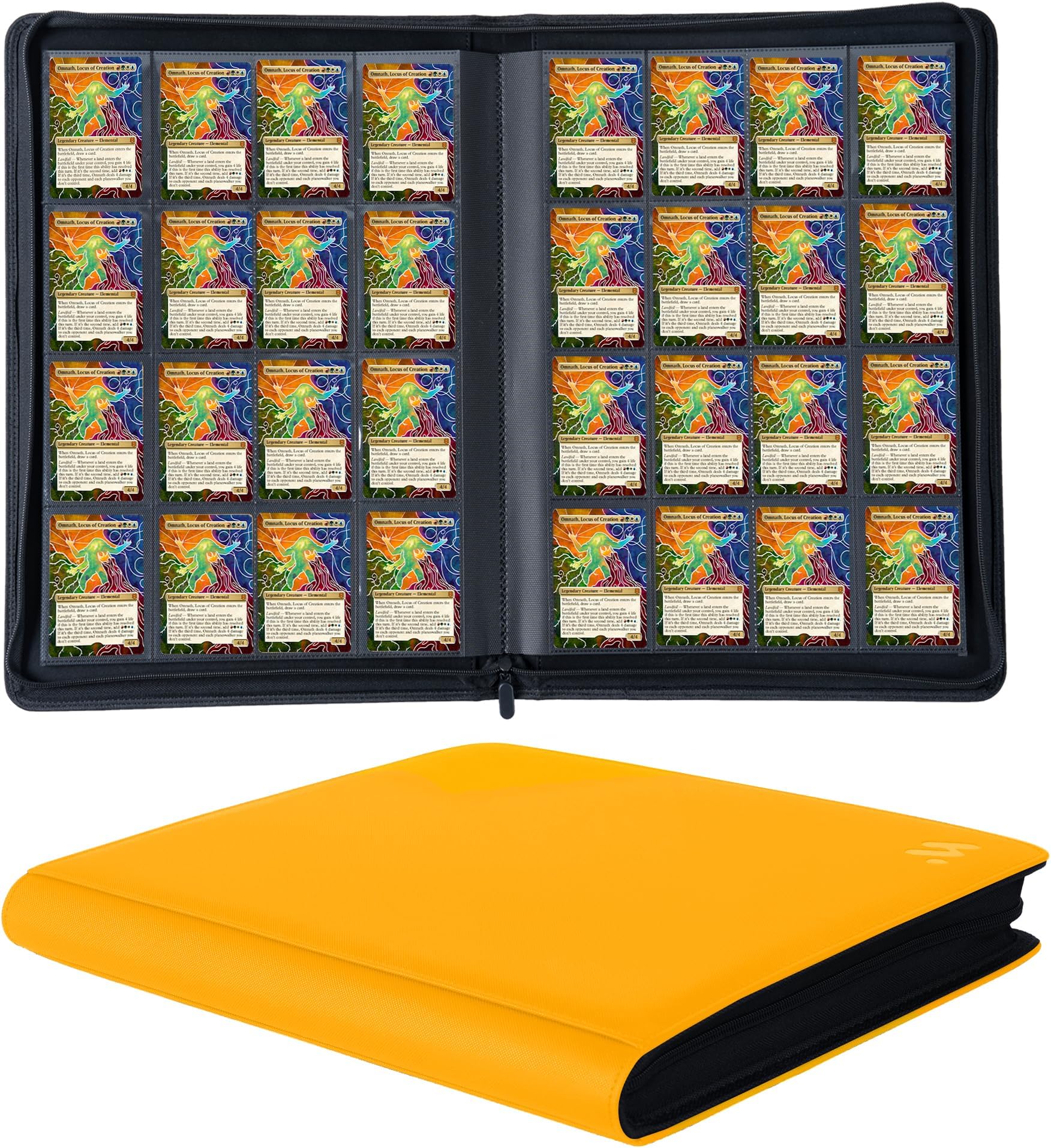 Amazon.com: MORABTO Premium 1000+ Pockets Card Binder,16 Pockets ...