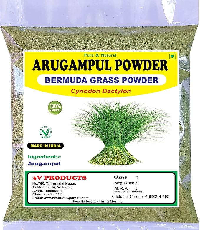 Arugampul Powder 100g | Bermuda Grass | Doob Grass | Cynodon Dactylon ...