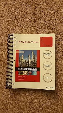 Amazon.com: Elementary Principles of Chemical Processes, Binder Ready ...