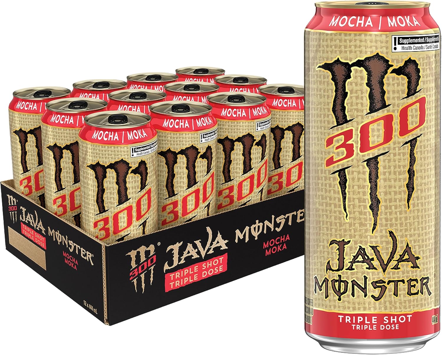 Monster Energy Java, 300 Mocha, 444mL, Pack of 12 : Amazon.ca: Grocery ...