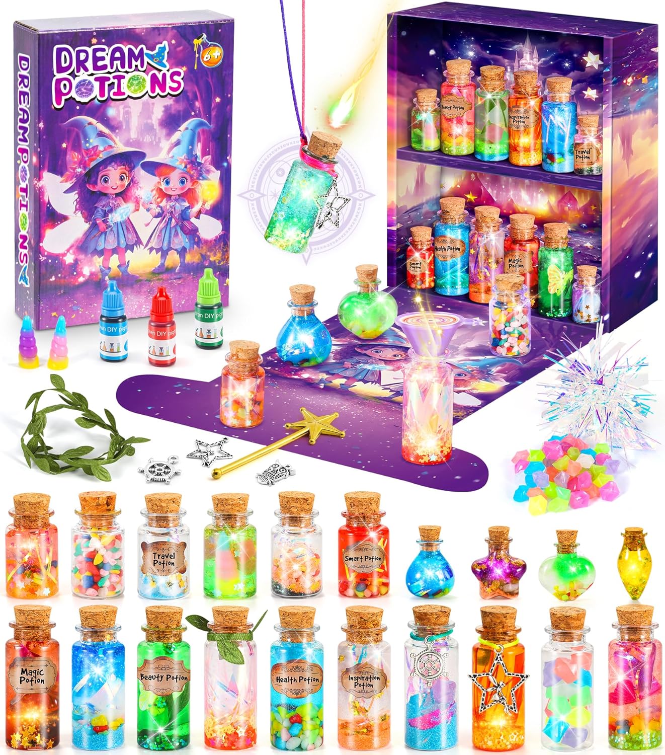 Subtail Pociones Magicas Niñas - Kit De Manualidades Para Niña 6 7 8 9 ...