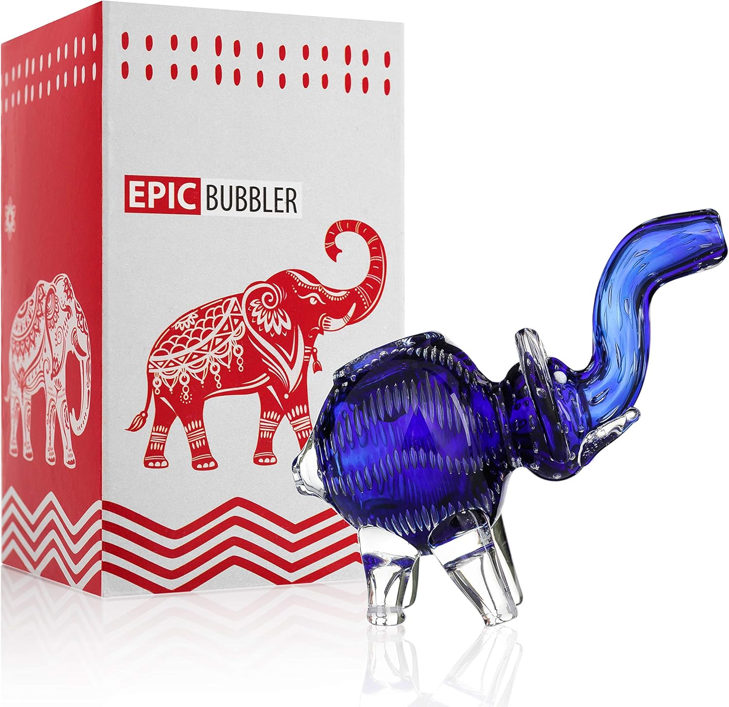 Amazon.com: Epic Hand Glass Elephant Device 5 inch Blue : Arts, Crafts ...