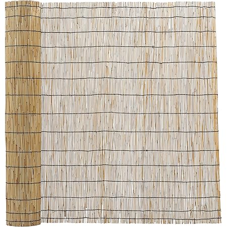 Mininfa Reed screening, Natural Peeled Reed Fence as Garden Privacy ...