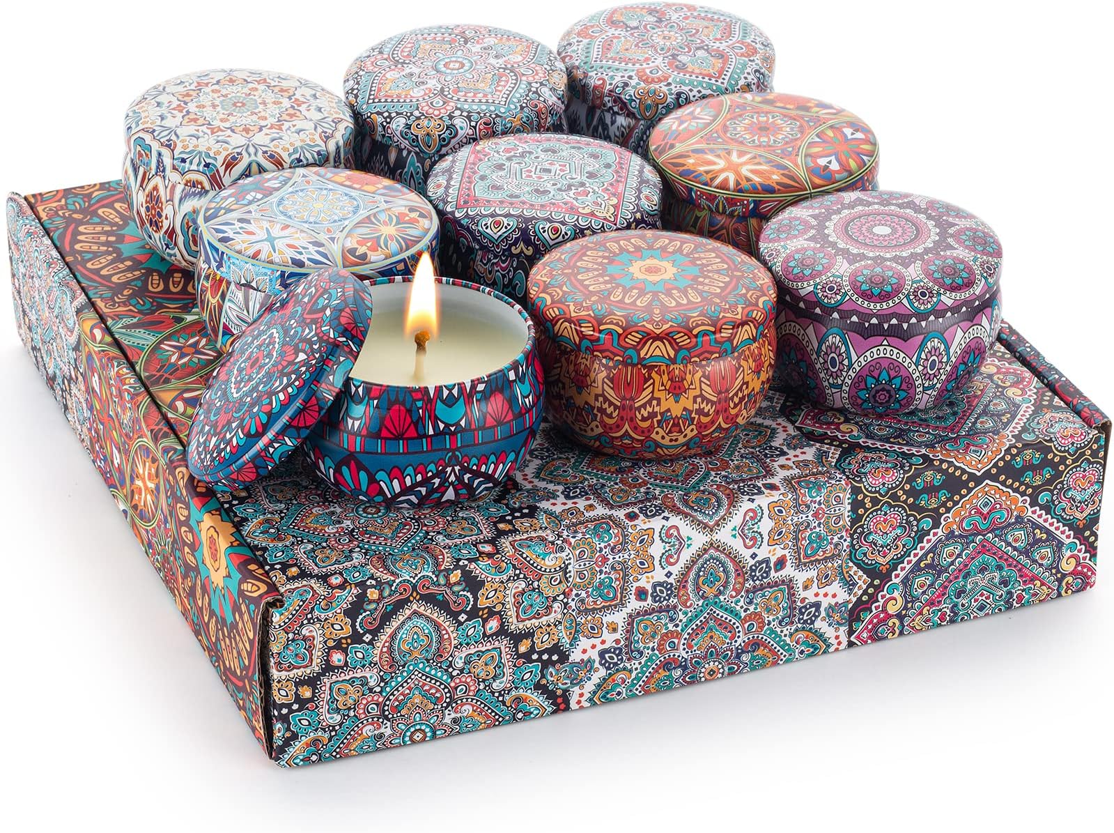 Velas Aromáticas, Velas de Aromaterapia Relajantes, Aliviar el Estrés ...