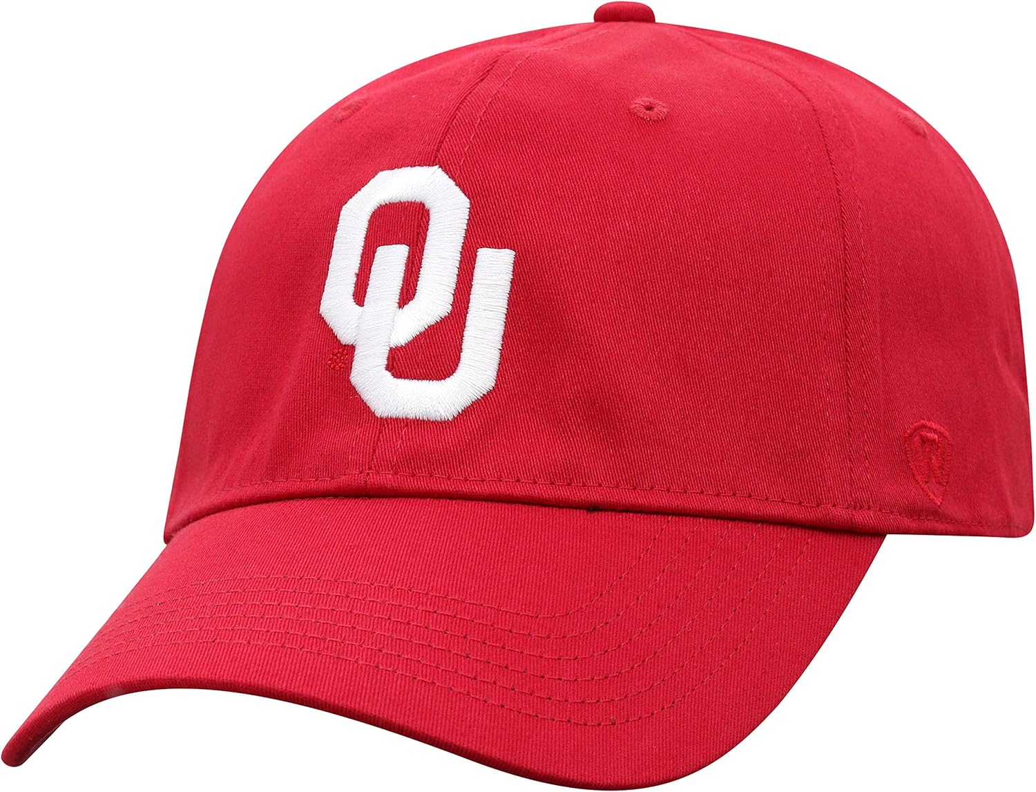 NCAA Oklahoma Sooners Men's Fitted Relaxed Fit Team Icon Hat, Cardinal ...