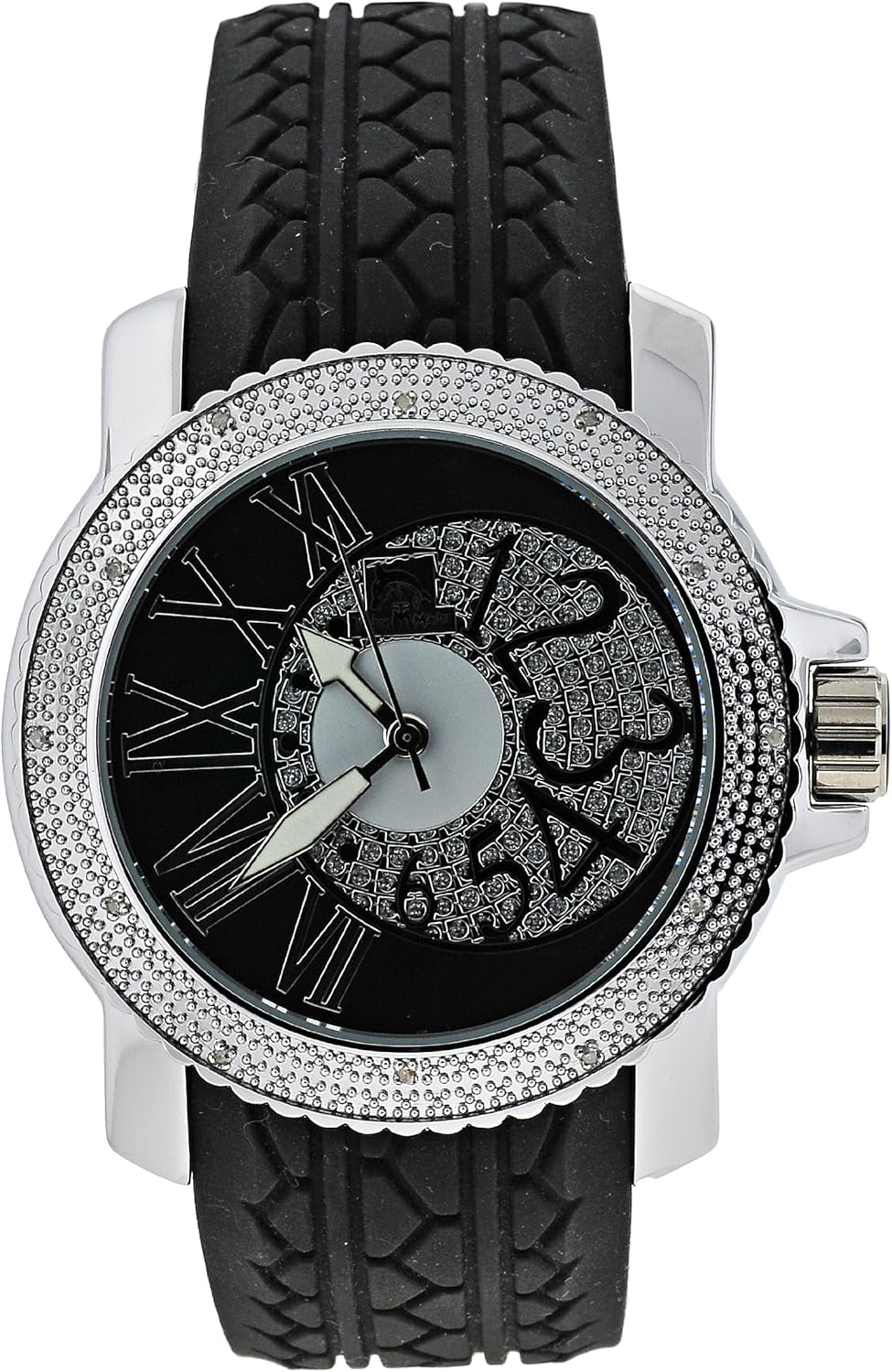 Amazon.com: Techno Master Diamond Men's Watch New In Box TM2128AB ...