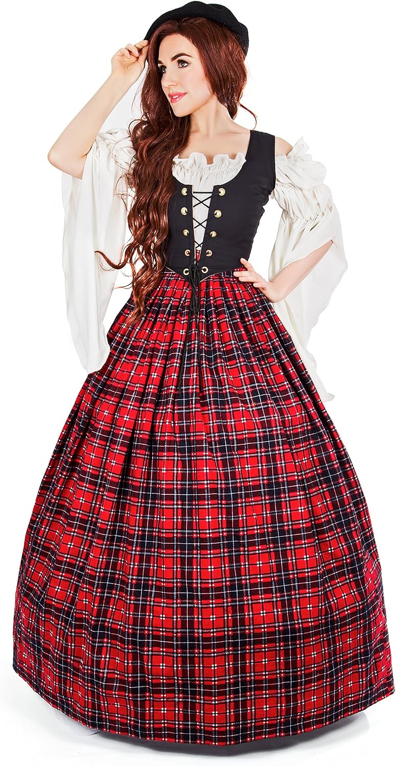 Amazon.com: Outlander Scottish Highland Games Costume (S/M, Red ...