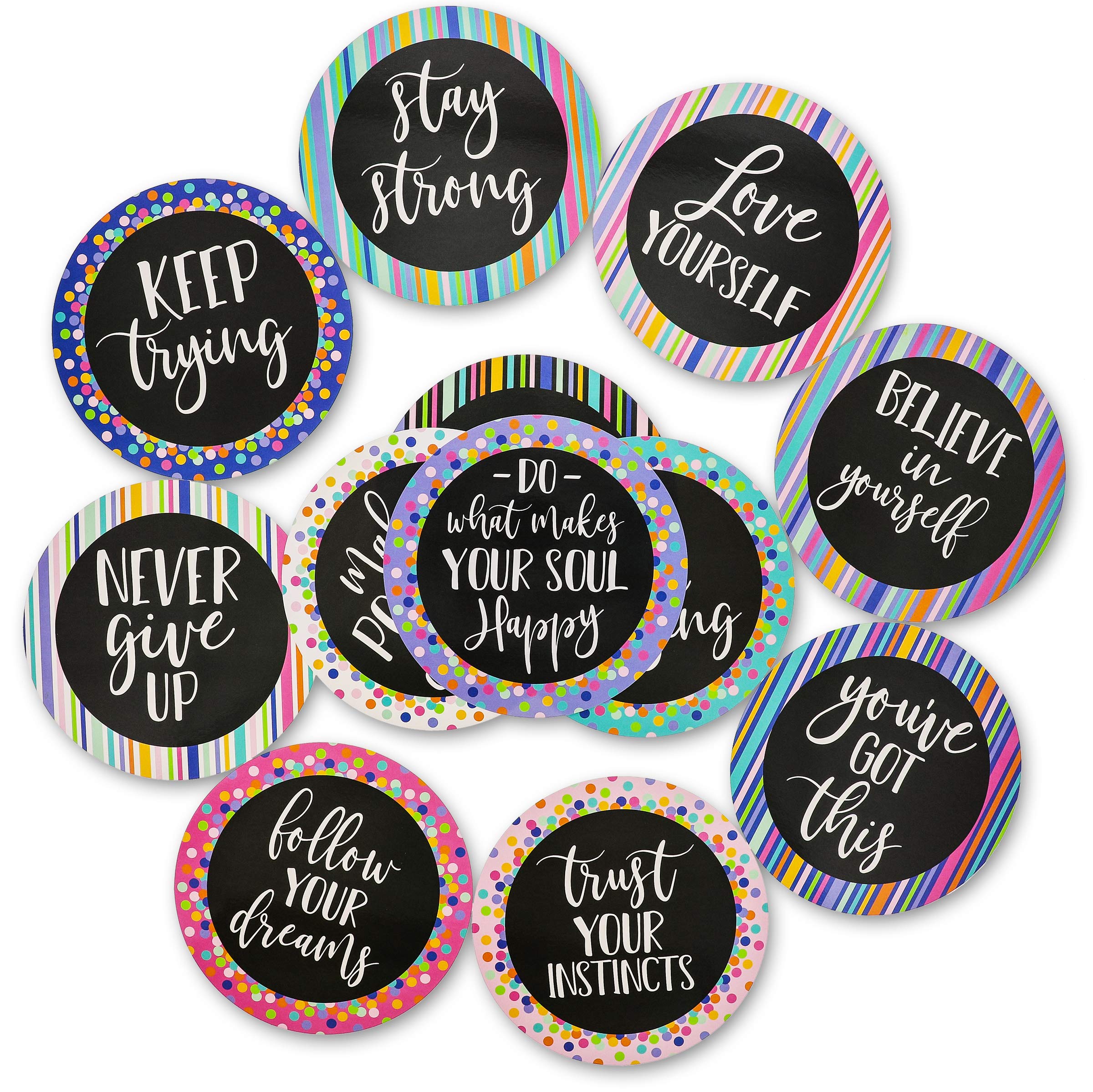 Buy Motivational Bulletin Board Borders Cutouts with Positive Sayings ...