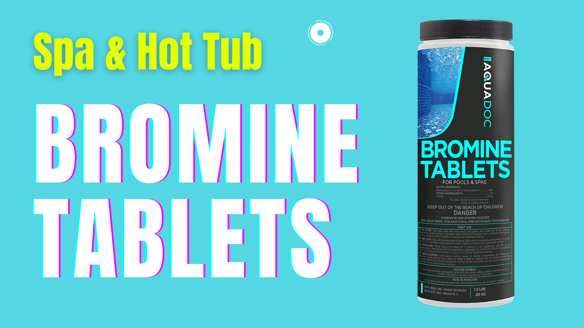 Watch Spa Bromine for Hot Tubs - Bromine Tablets for Spas on Amazon Live