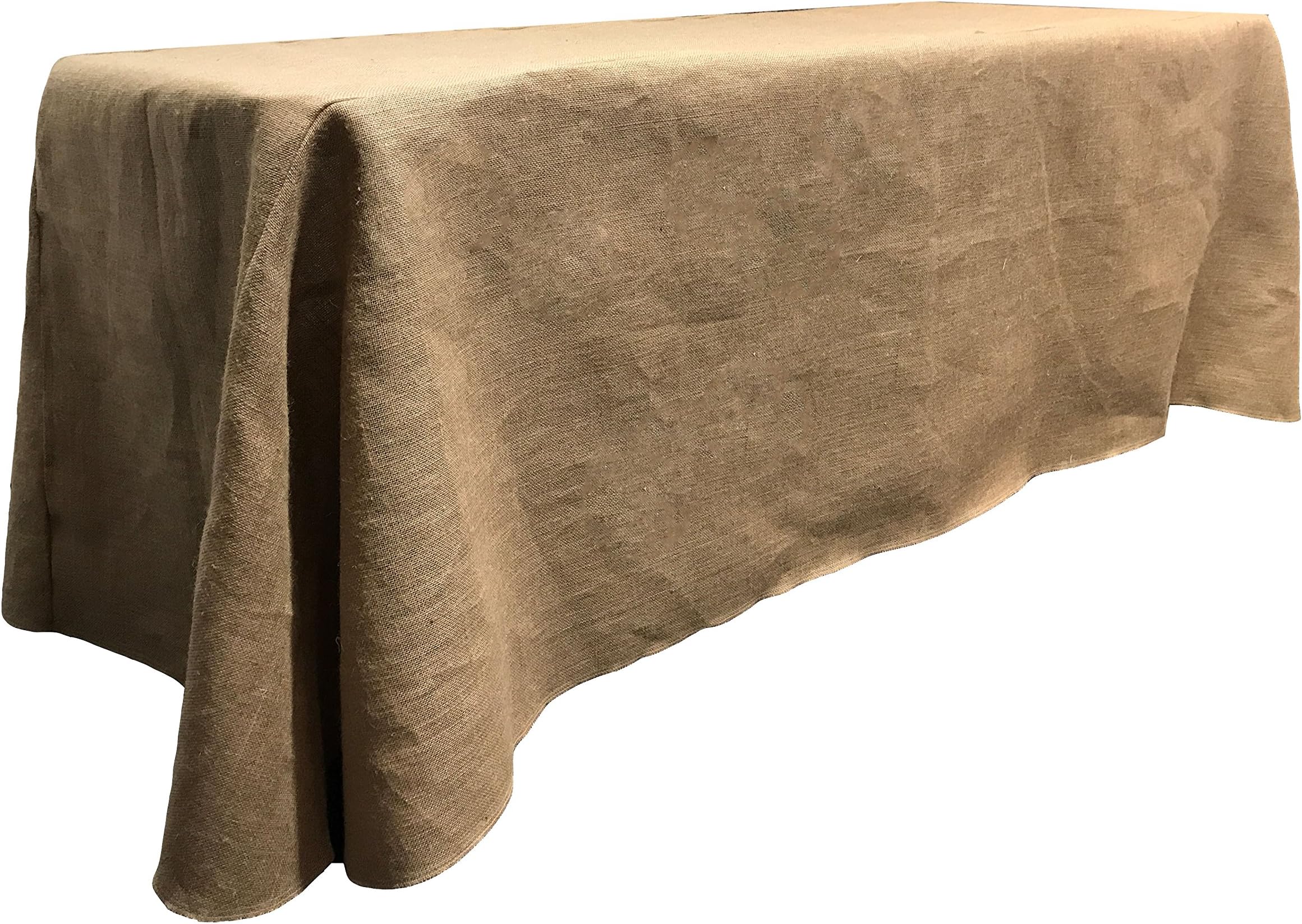 Amazon.com: ArtOFabric Natural Burlap Tablecloth 60 Inches X 108 Inches ...