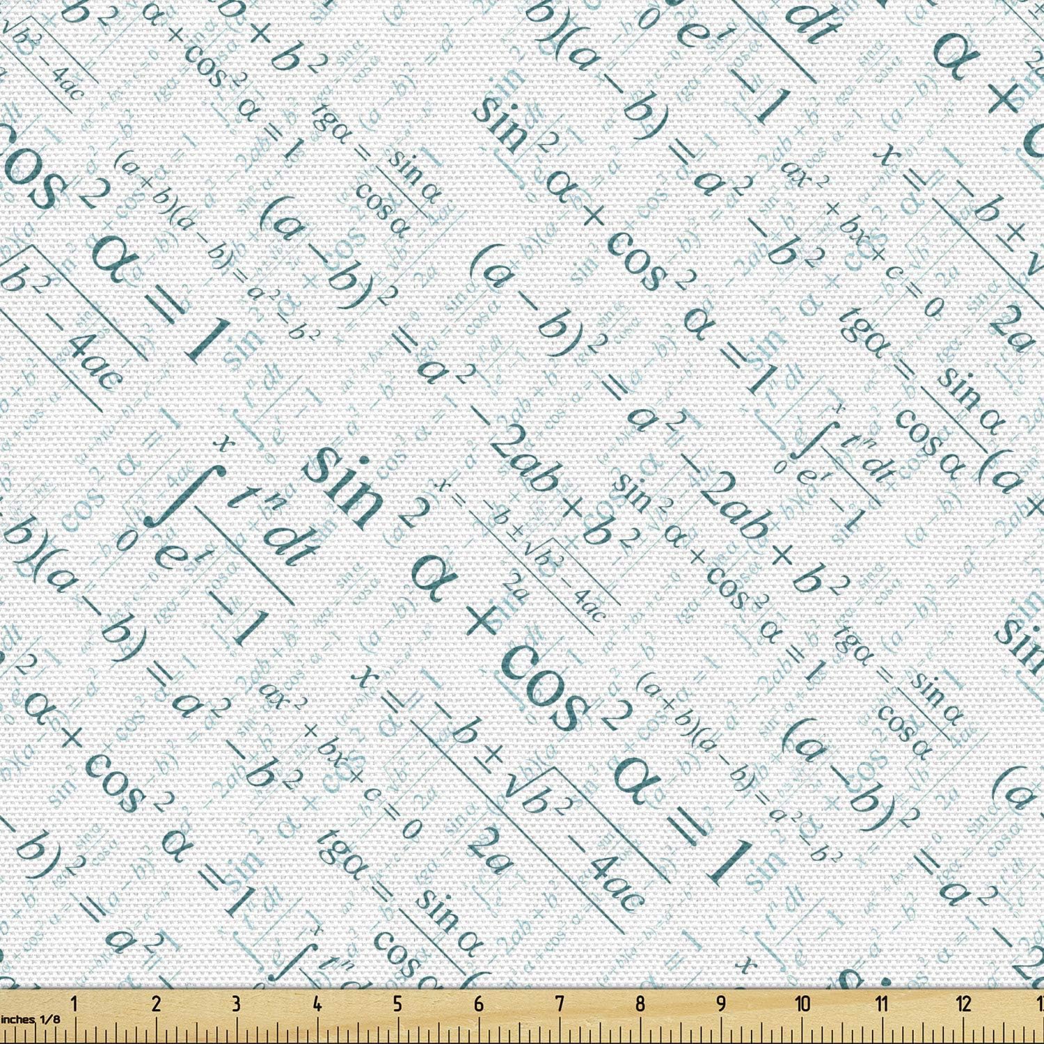 Amazon.com: Lunarable Mathematics Room Fabric by The Yard, Various ...