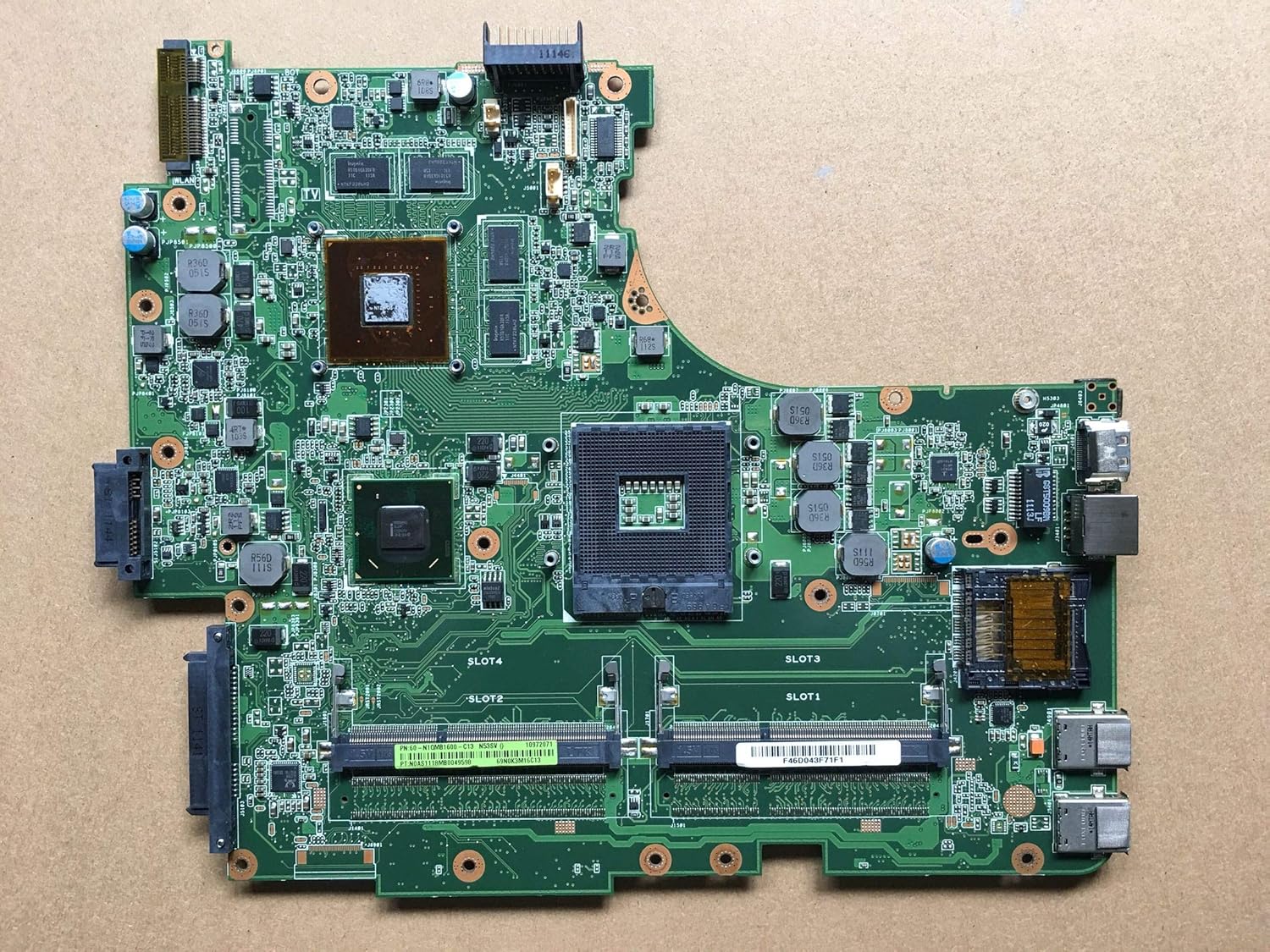 Amazon.com: Lysee 筆記型電腦主機板 - N53SM 適用於 ASUS N53S/N53SV/N53SN/N53SM 附 ...