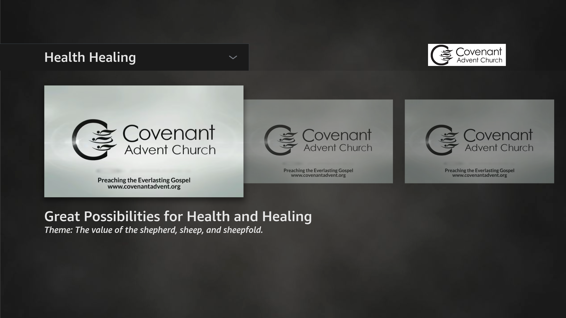 Covenant Advent TV - App on Amazon Appstore