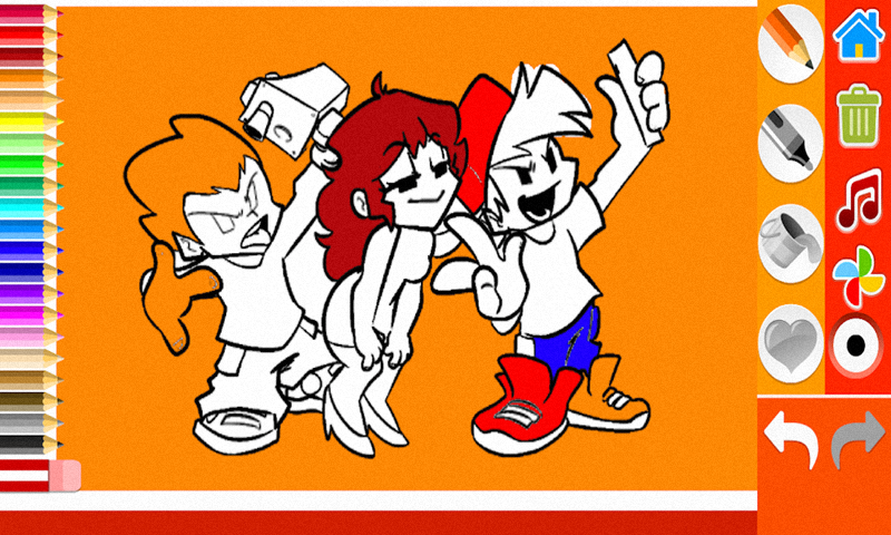 Coloring Art Book for Friday Night Funkin Real Game - App on Amazon ...