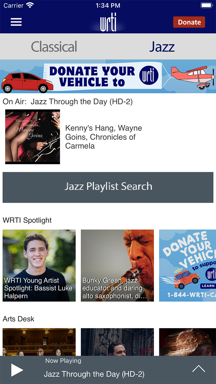 Classical & Jazz Radio WRTI - App on Amazon Appstore