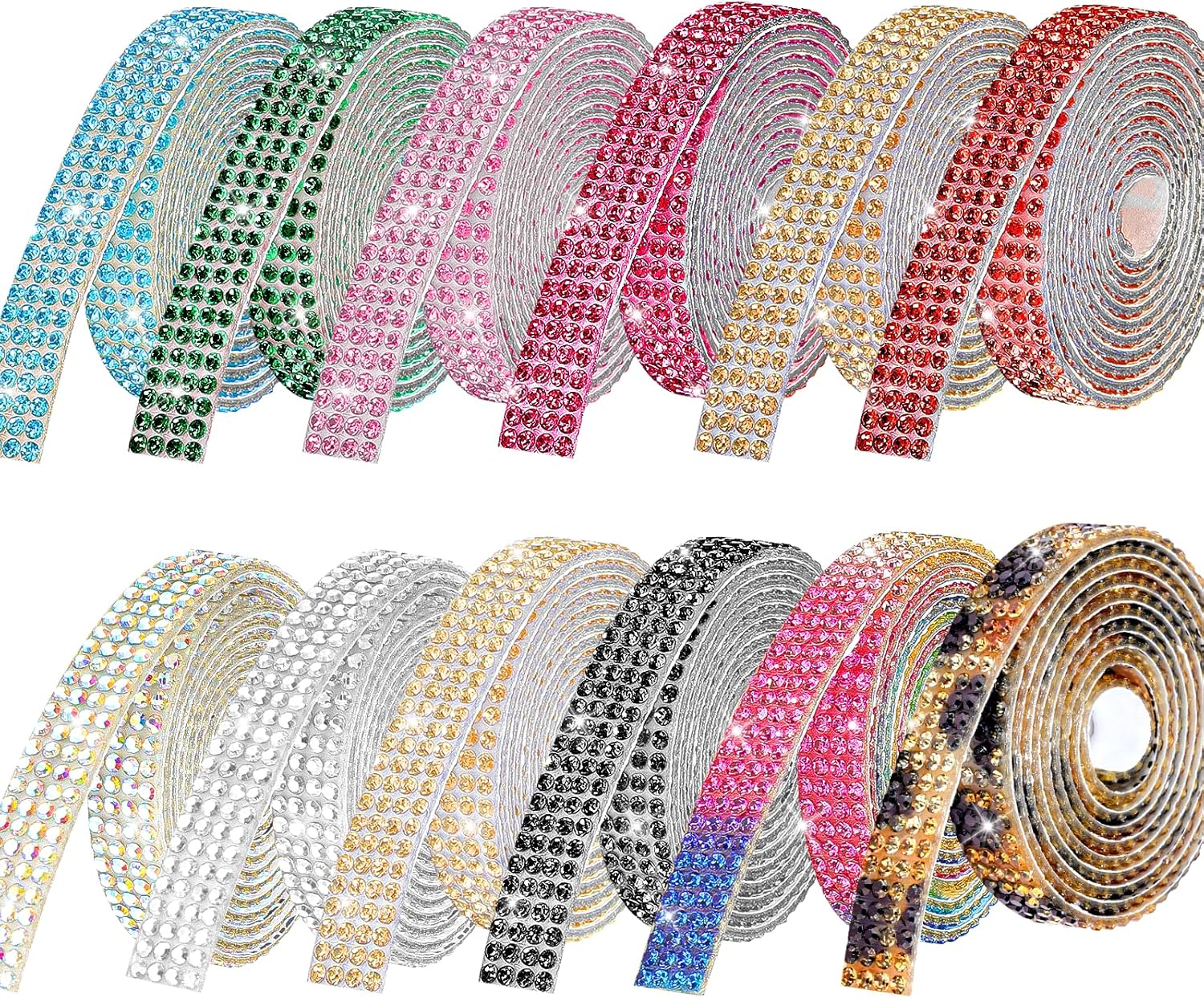 Amazon.com: LYXMYGS Bedazzling Strips, 10-Yard Rhinestone Strips for ...