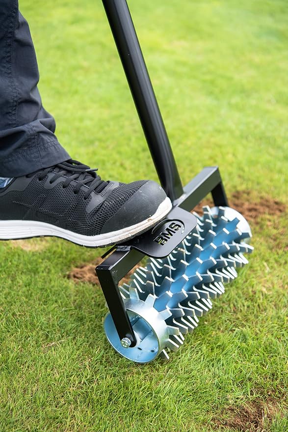 Amazon.com : BMS Rotary Hand Seed Slotter, for overseeding worn areas ...