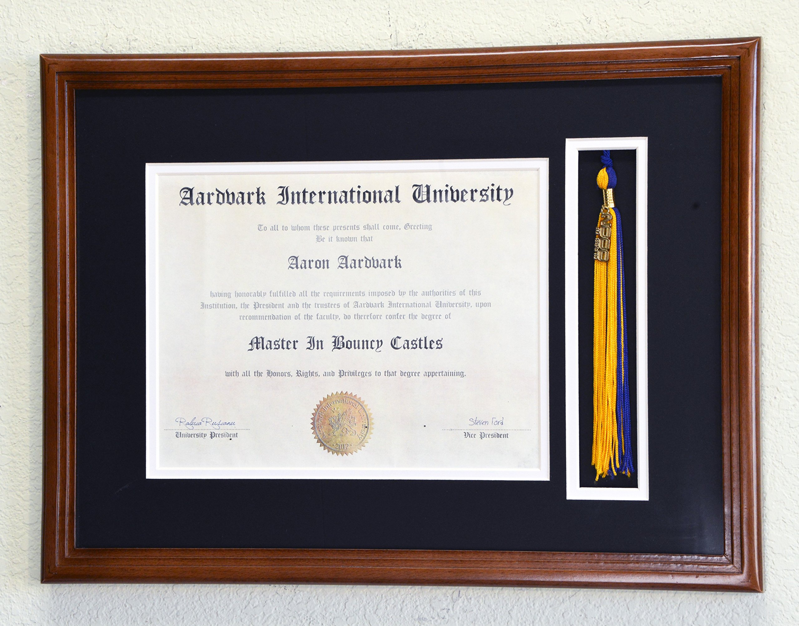 Amazon.com - Graduation Diploma and Tassel Display Frame for 11 x 8.5 ...