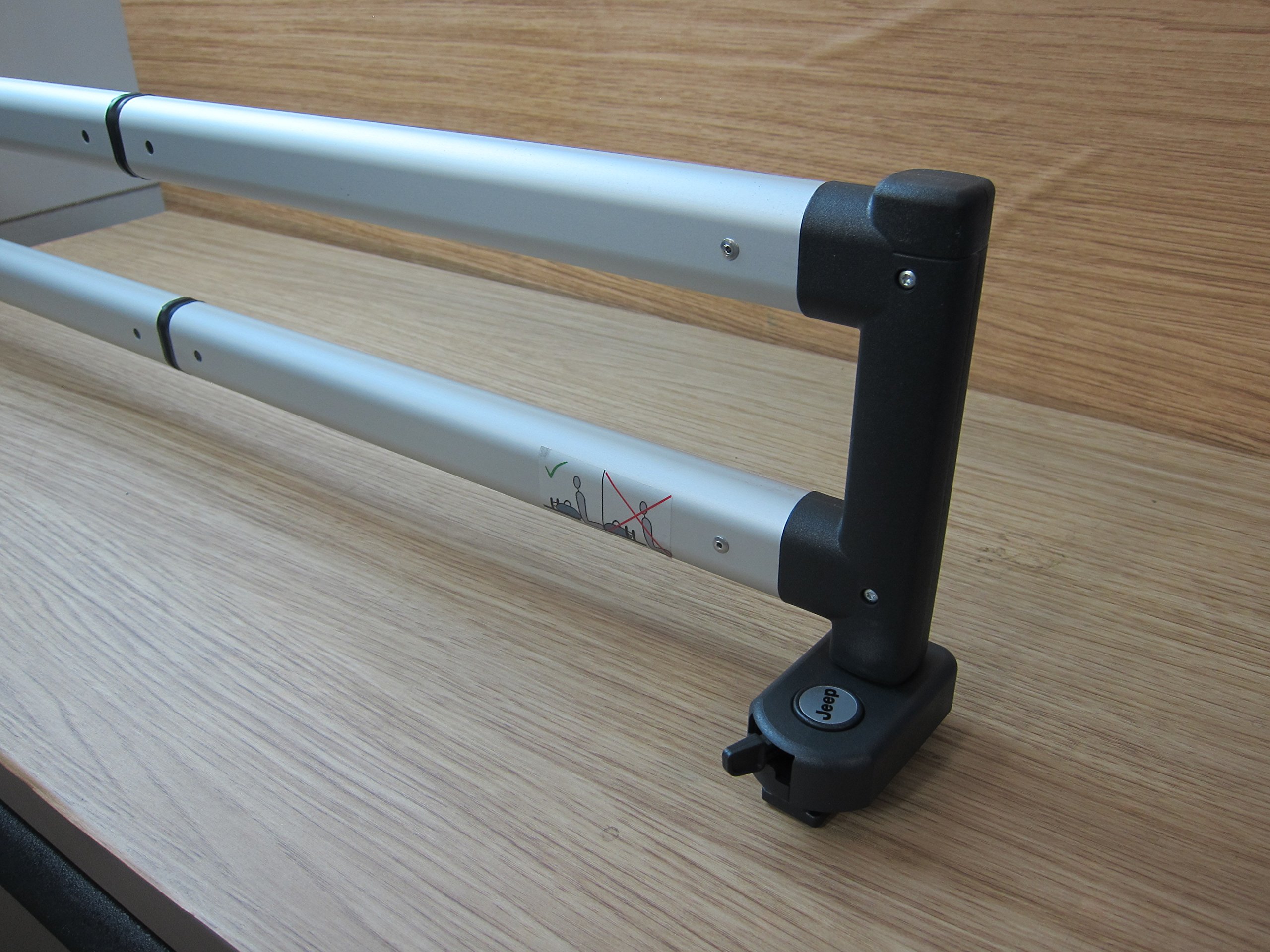 Mopar Jeep Wrangler JL Trail Rail, Telesocpic Cargo Rail Divider Kit ...