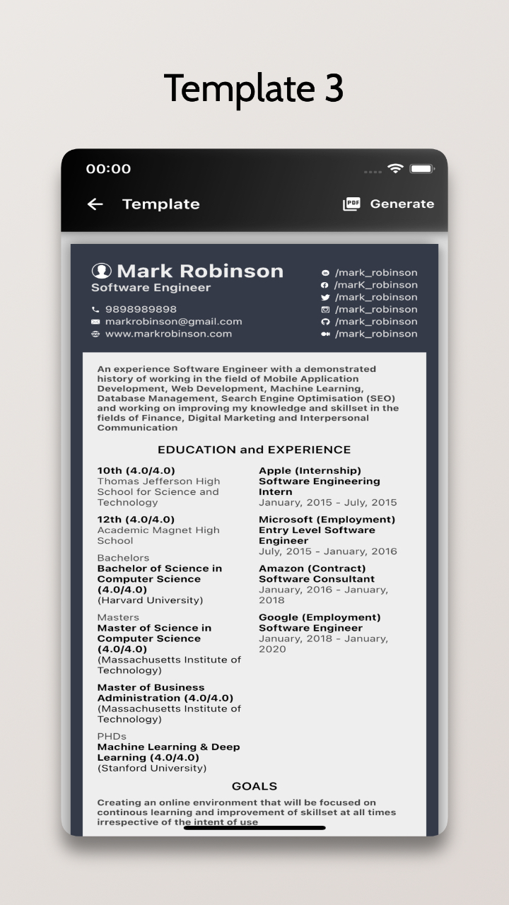 Resume+ - CV Generator - App on Amazon Appstore