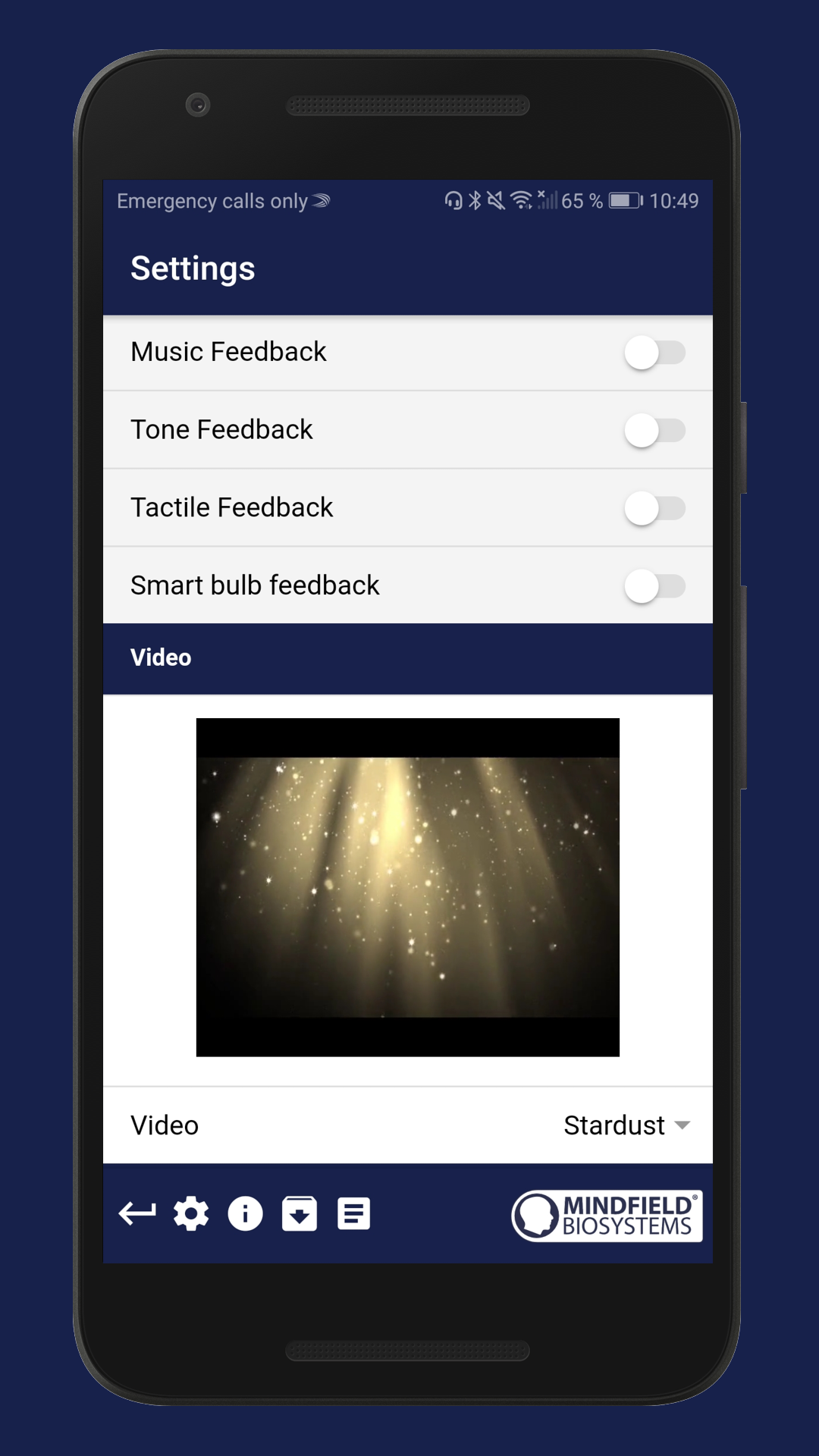 Mindfield eSense (Biofeedback with eSense Sensors) - Aplicativo na Amazon Appstore