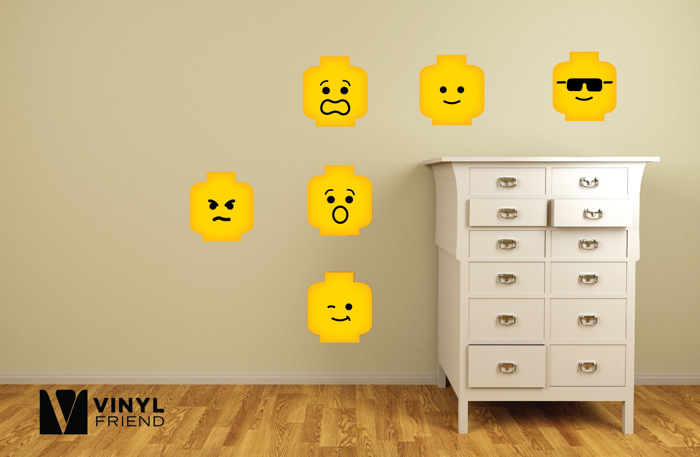 Lego Face Decal Template
