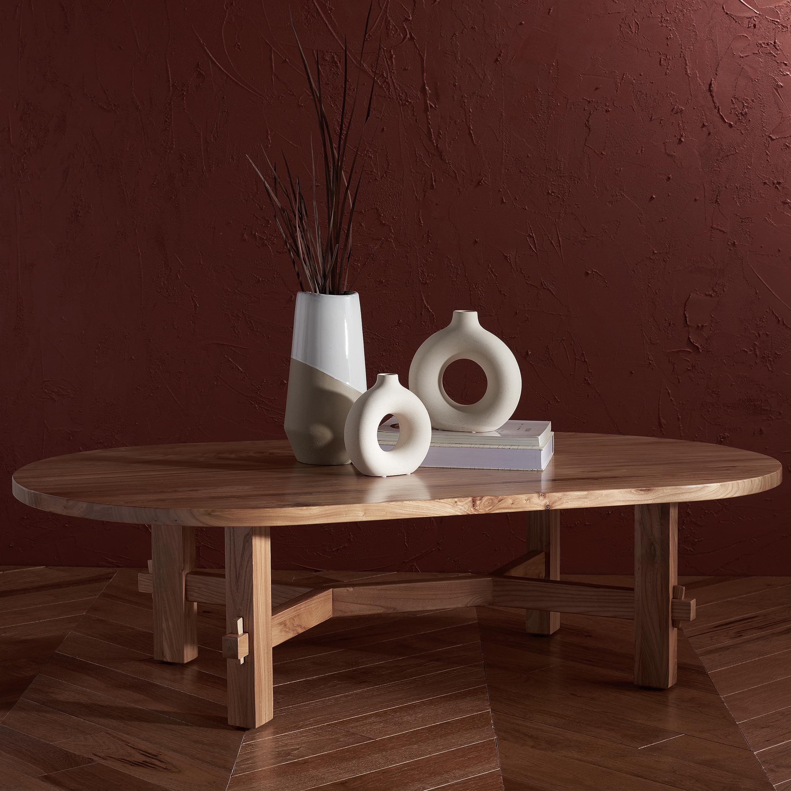 Amazon.com: SAFAVIEH Couture Collection Tabytha Farmhouse Natural Solid ...