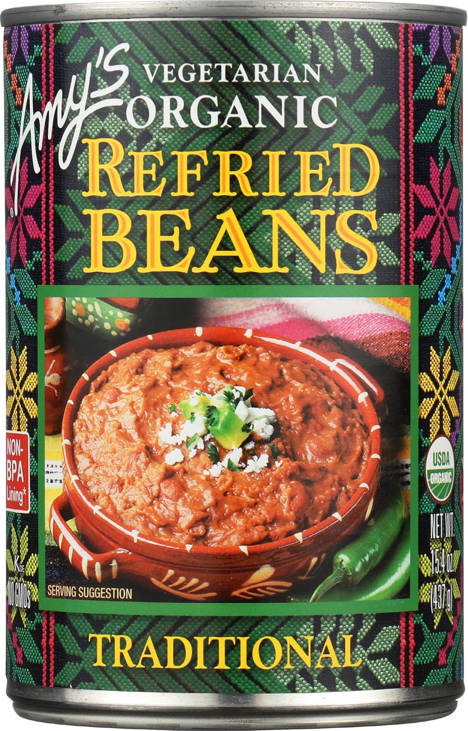 Amazon.com: Amy's Bean Refried Tradtnl Gf : Grocery & Gourmet Food