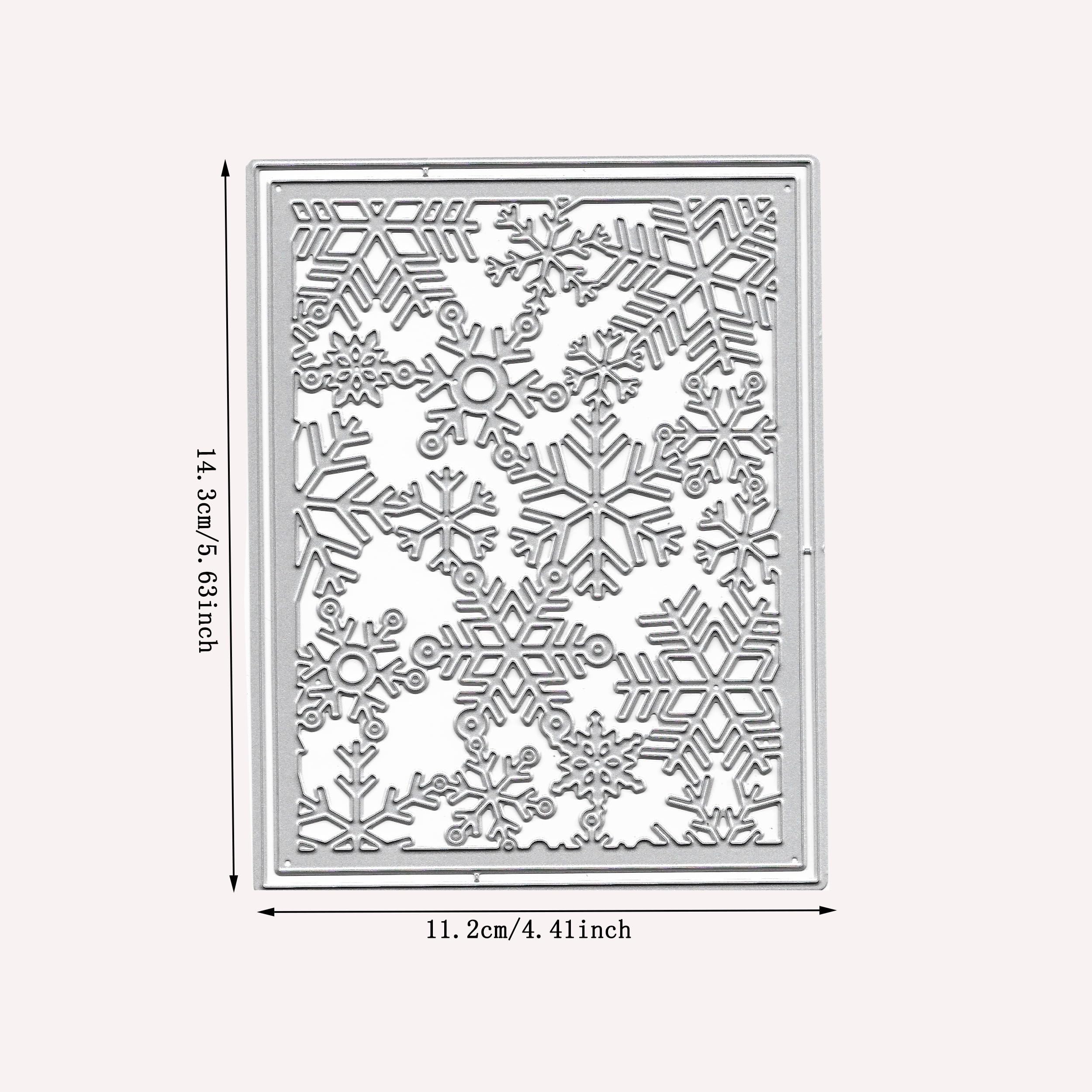 Snapklik.com : Alinacutle Snowflakes Background Frame Metal Cutting ...