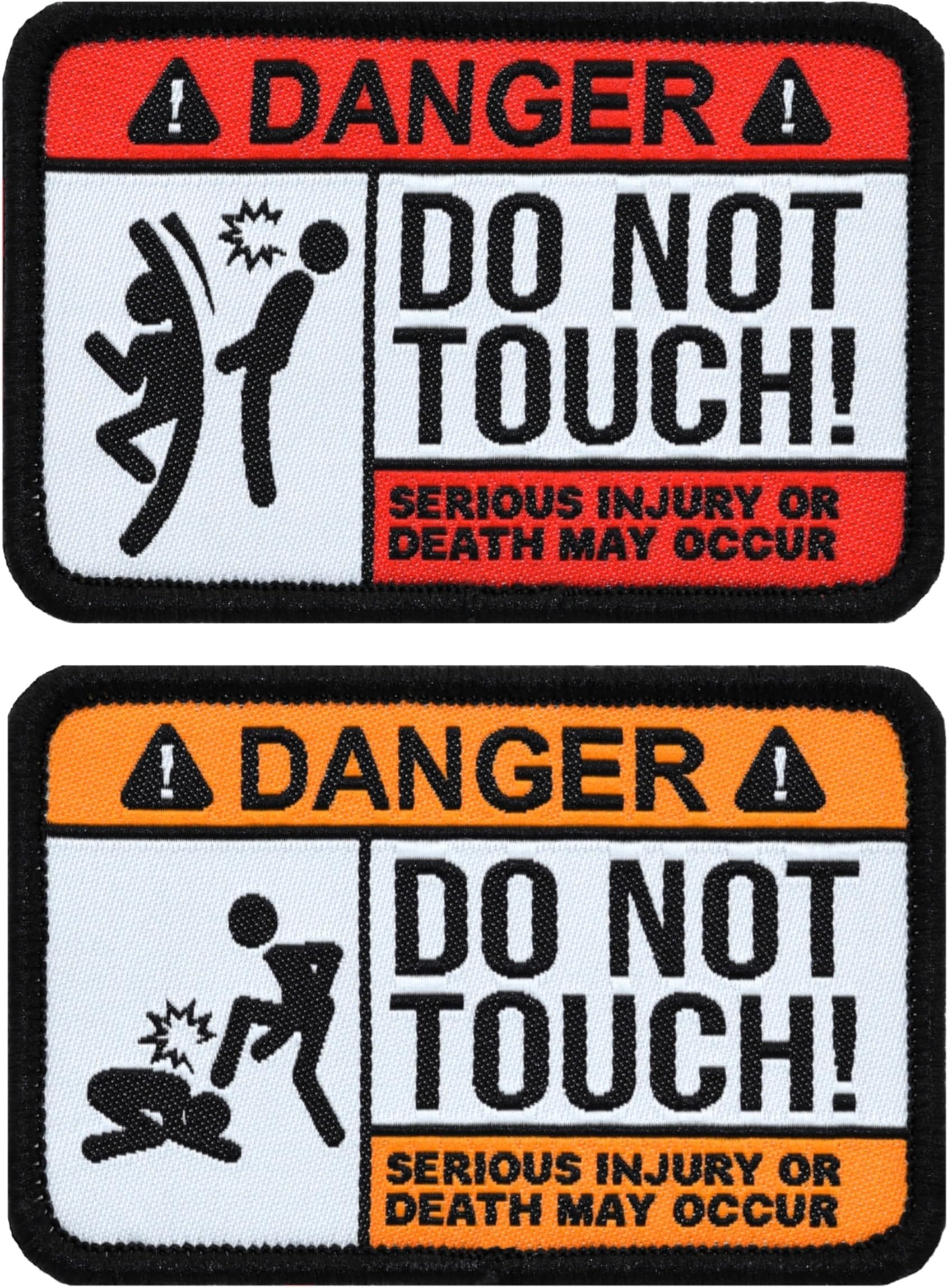 Amazon.com: 2 PCS AliPlus Warning Patch Don't Touch My Tools Patch ...