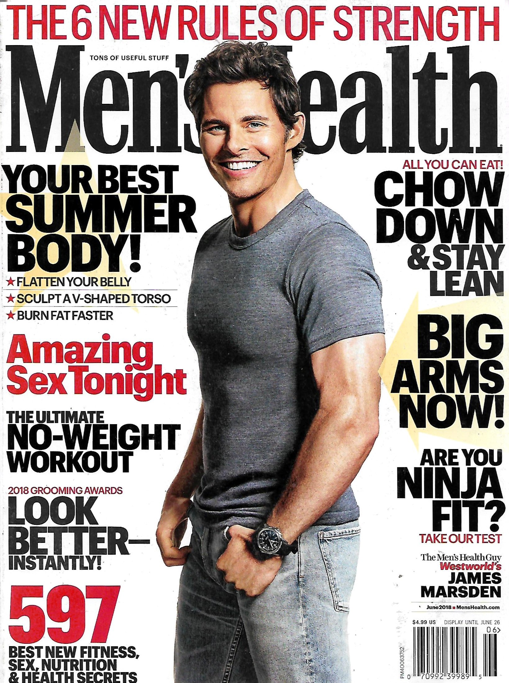 James Marsden Muscles James Marsden And Joel McHale Have A Mutual Man