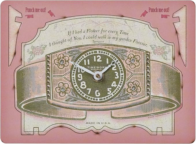 Amazon.com: Timeworks Pop Out Clock, Women's Retro Wristwatch Box ...
