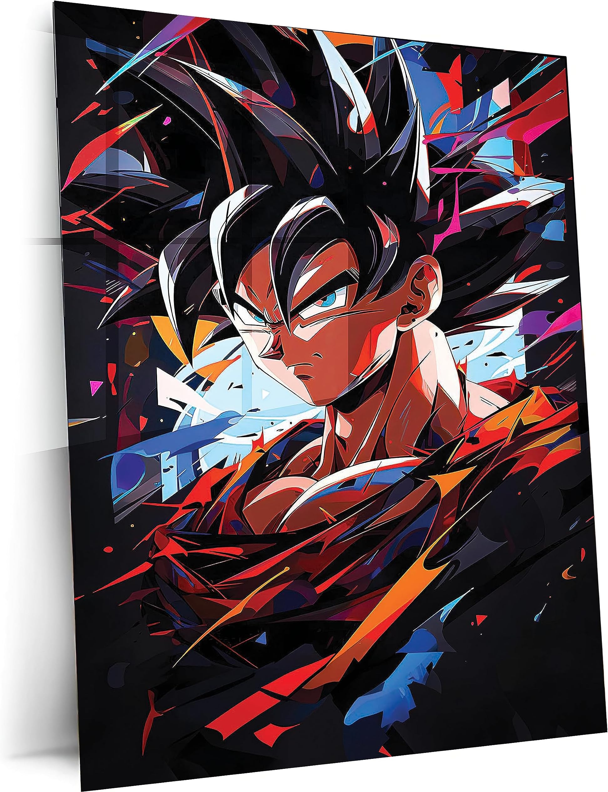 TURTLEWINGS | Goku DBZ Z Dashing Look Metal Print | HD Metal Wall Arts ...