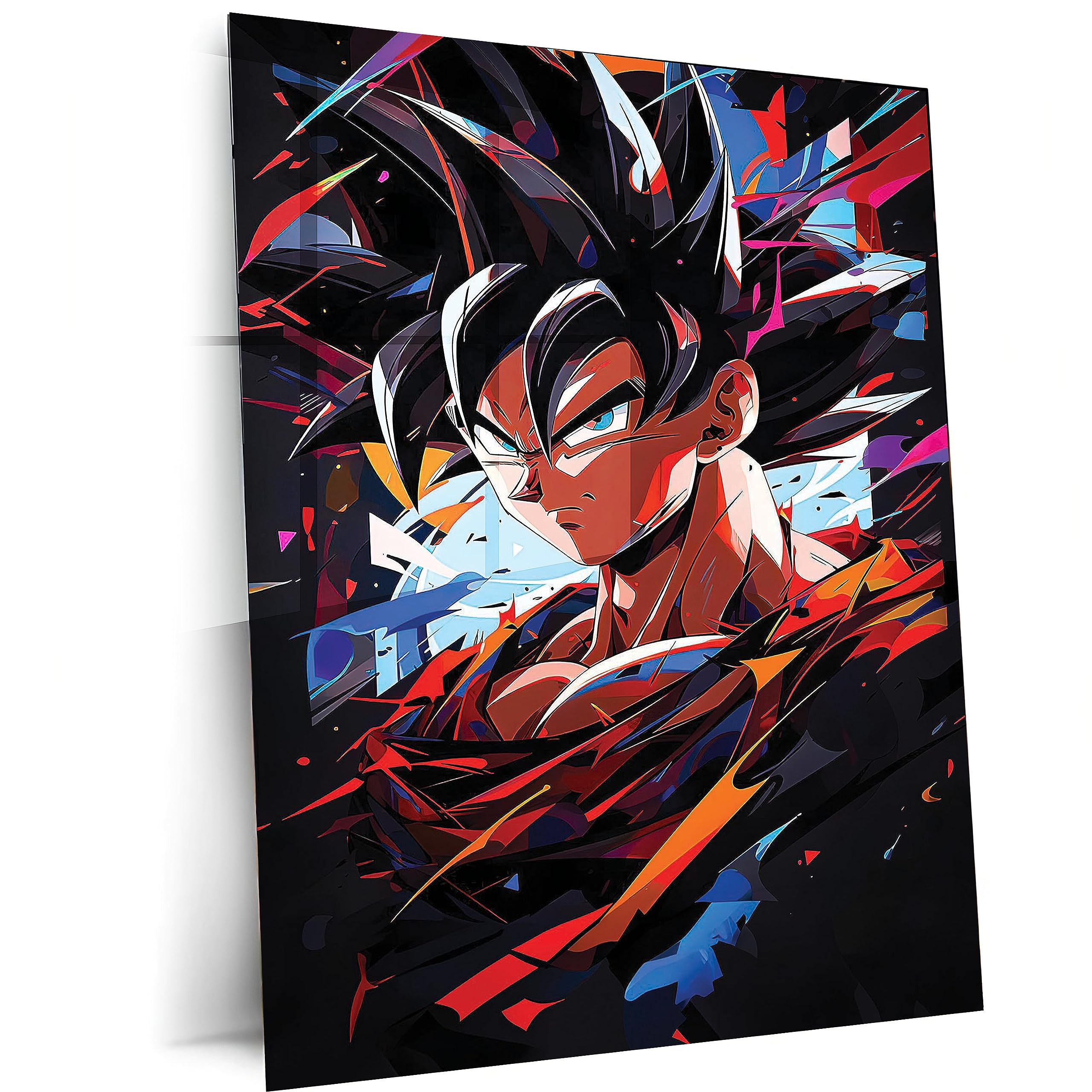 TURTLEWINGS | Goku DBZ Z Dashing Look Metal Print | HD Metal Wall Arts ...