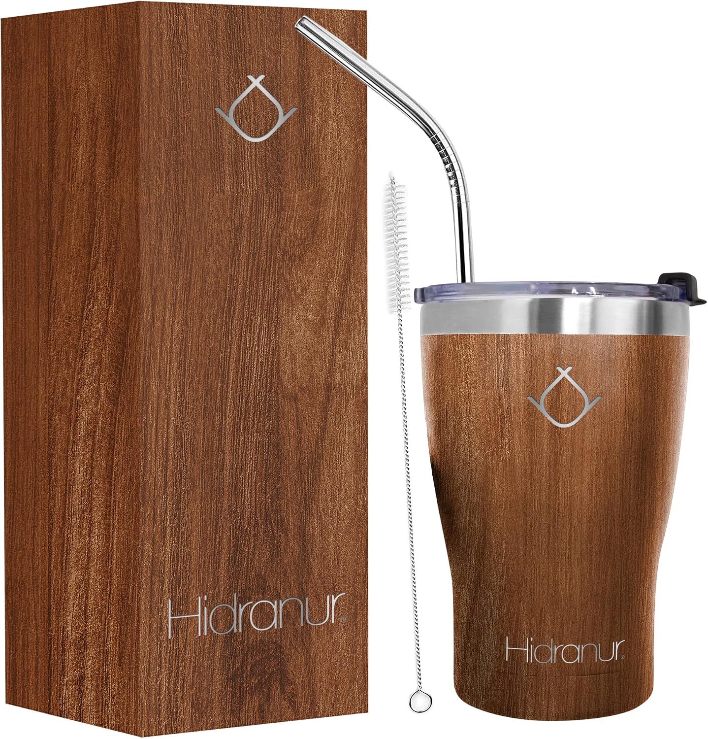 Hidranur Termo de Acero Inoxidable Doble Aislamiento Térmico, 12 oz ...