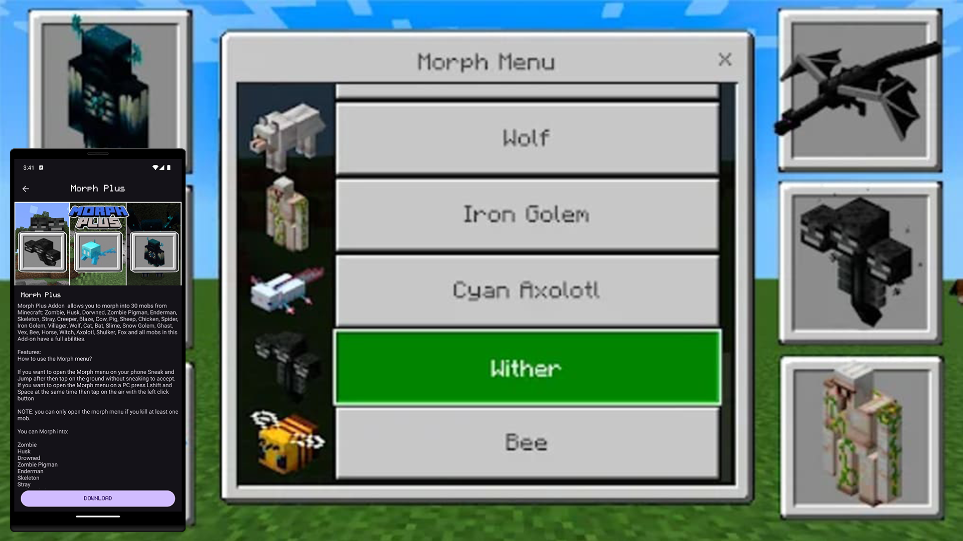 Morphing Bracelet Addon for Minecraft - App on Amazon Appstore