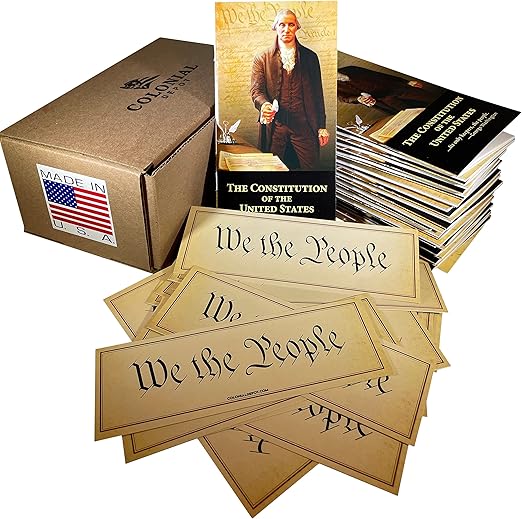 Amazon.com : 30 Pack Bulk US Pocket Constitution Booklet, The Bill of ...