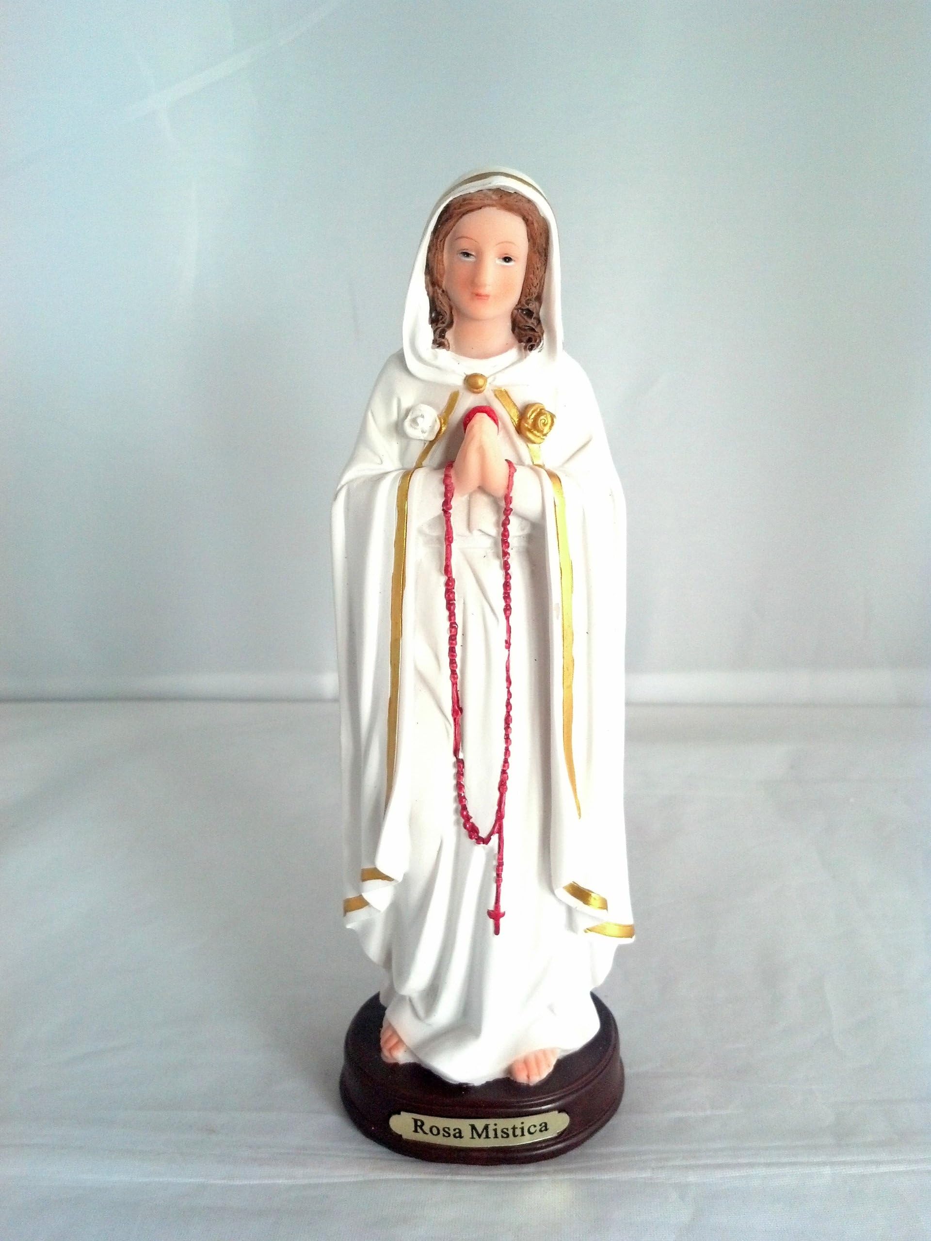 Amazon.com: 6" Mystical Rose Statue | Statue Base Lights Up | Beautiful ...