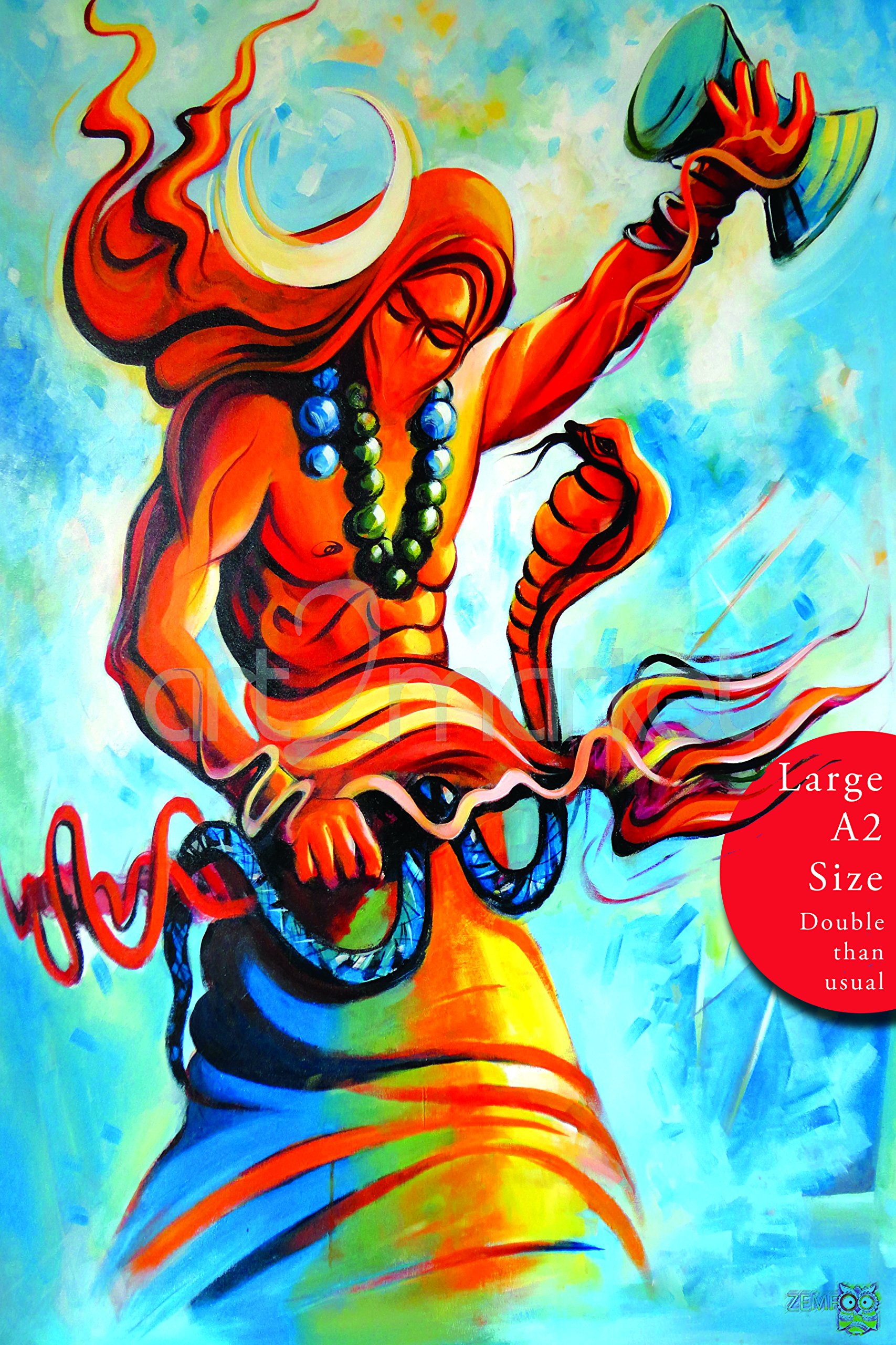 Psychedelic Pictures Of Lord Shiva